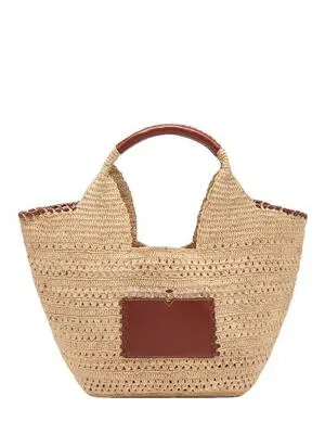 Ba&sh Ara Raffia Tote - Brown