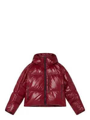 Stella McCartney Stella McCartney TrueNature Short Padded Coat Shadow Red