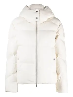 Woolrich Hooded Puffer Jacket - Neutrals