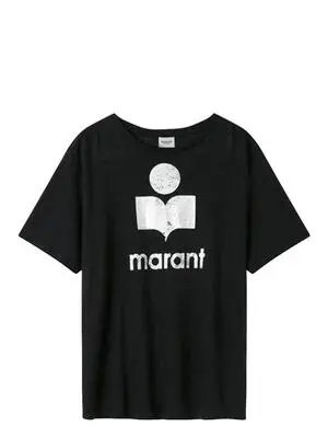 MARANT ETOILE Zewel Logo Tee-shirt - Black