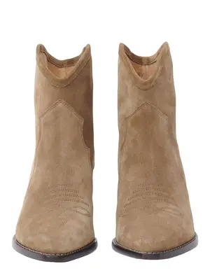 Isabel Marant Isabel Marant Darizo Leather Boots Brown
