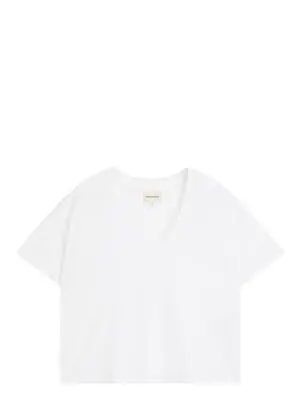 Loulou De Saison Pima Cotton-jersey T-shirt - White