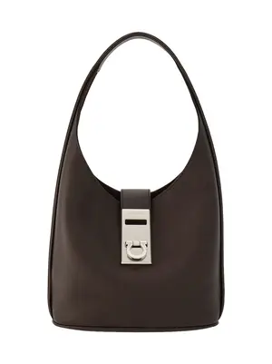 FERRAGAMO Medium Hobo Tote - Brown