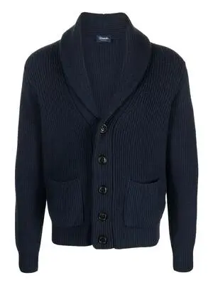 DRUMOHR Shawl-Collar Button-Up Cardigan