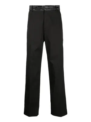Missoni Straight-leg Chino Trousers - Black