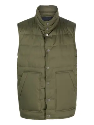 KITON Kiton Mock-Neck Padded Gilet