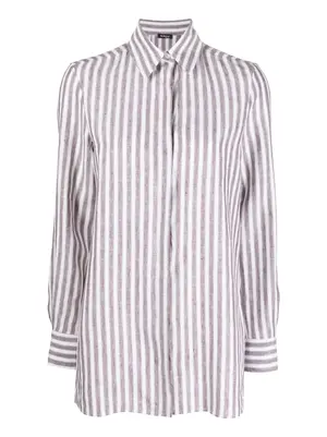 KITON Kiton Vertical-Stripe Shirt