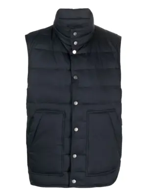KITON Kiton Mock-Neck Padded Gilet