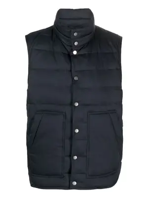 KITON Kiton Mock-Neck Padded Gilet