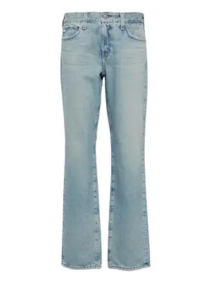 Ag Remy Low-rise Straight Leg Jeans - Blue