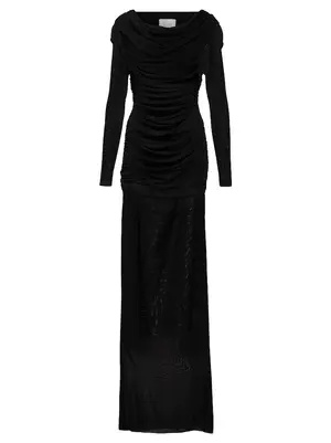Giuseppe Di Morabito Ruched Gown - Black