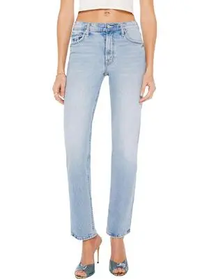 MOTHER The Smarty Pants Skimp Straight-leg Jeans - Dont Be A Square