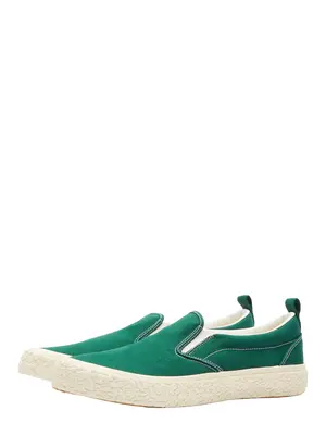 You Must Create Canvas Slip-on Sneakers - Green