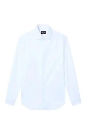 Giorgio Armani Regular-fit Cotton Shirt - White