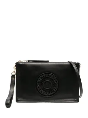 Versace Logo-debossed Cross Body Bag - Black