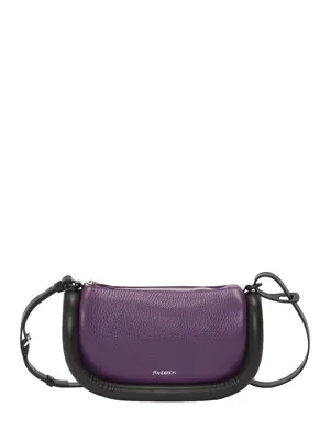 JW Anderson Bumper-12 Leather Crossbody Bag - Purple