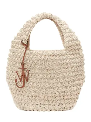 JW Anderson JW Anderson Large Popcorn Basket Bag Neutrals