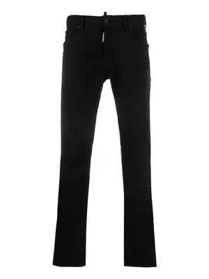 Dsquared2 Low-rise Skinny Trousers - Black