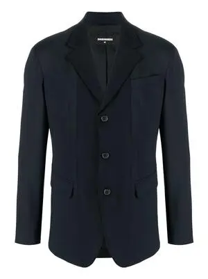 Dsquared2 Tailored Single-breasted Blazer - Blue