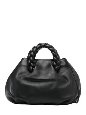 Hereu Small Bombon Leather Tote Bag - Black