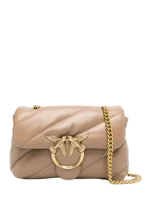 Pinko Mini Love Puff Crossbody Bag - Brown
