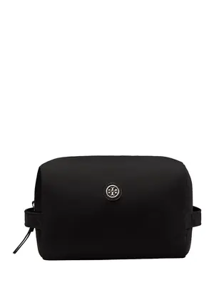 Tory Burch Large Virginia Makeup Bag - Black