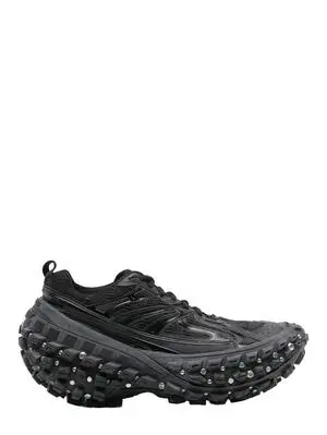 Balenciaga Bouncer Panelled Sneakers - Black