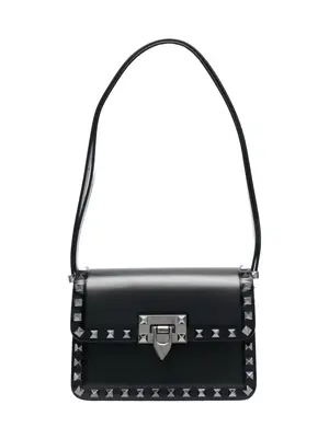Valentino Garavani Small Rockstud23 Shoulder Bag - Black