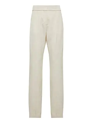 Jacquemus High-rise Tapered Pants - White