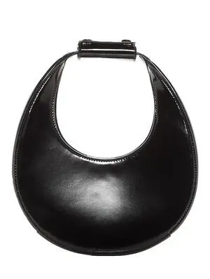 Staud Mini Moon Crescent Bag Black