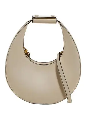 Staud Mini Moon Crescent Bag Cream