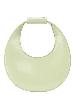 Staud Mini Moon Crescent Bag Pale Jade