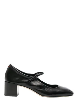 AeydĒ Aline 45mm Leather Pumps - Black