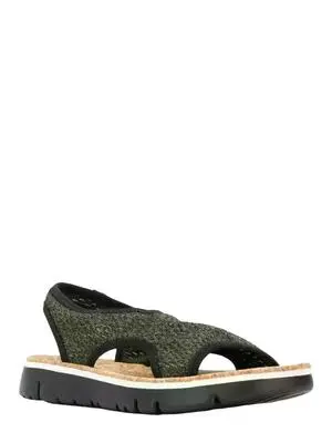 Camper Oruga Slingback Sandals - Black