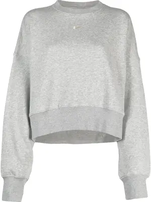 Nike Logo-embroidered Sweatshirt - Grey