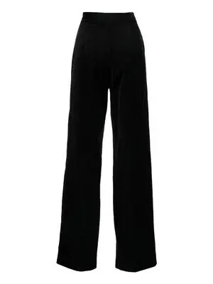 ANOUKI High-waisted Straight-leg Trousers - Black