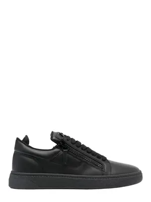 GIUSEPPE ZANOTTI Double-Zip Low-Top Sneakers