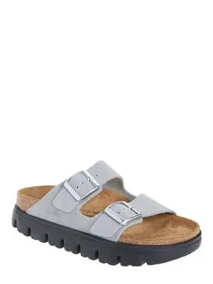 BIRKENSTOCK Papillio Arizona Chunky Sandals - Pure Sage Suede