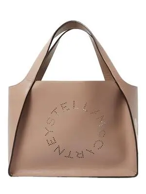 Stella McCartney Stella McCartney Logo Tote Bag Brown