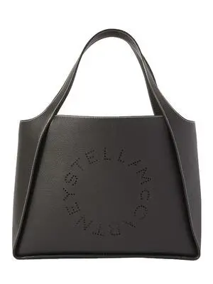 Stella McCartney Logo Large Tote Bag - Black