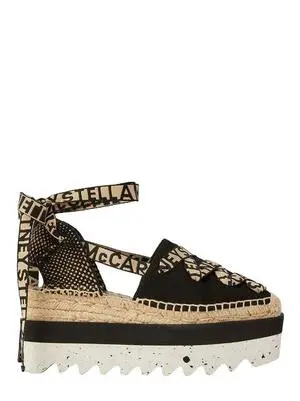 Stella McCartney Gaia Platform Espadrilles - Black