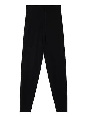 Stella McCartney Mid-rise Tapered Sweatpants - Black