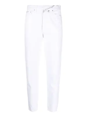 CALVIN KLEIN Calvin Klein Jeans Mid-Rise Tapered-Leg Jeans