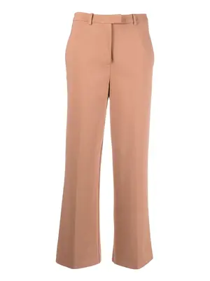 Pinko Mid-rise Straight-leg Trousers - Brown