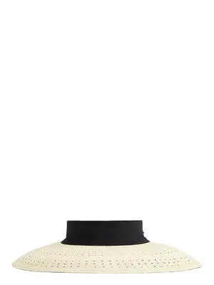 Cuyana Toquilla Straw Visor - Natural