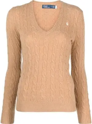 Polo Ralph Lauren Cable-knit Jumper - Brown