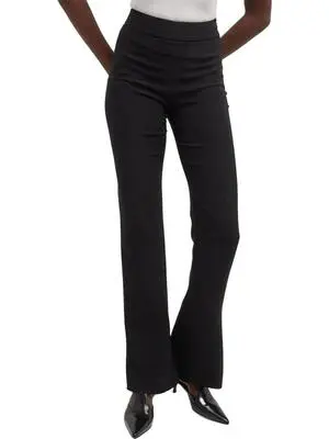 Giorgio Armani Cady Straight-leg Pants - Solid Black