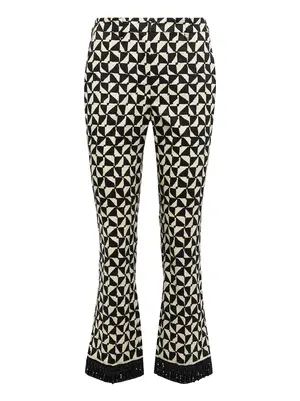 MAX MARA S Max Mara Nereo Printed Cropped Pants