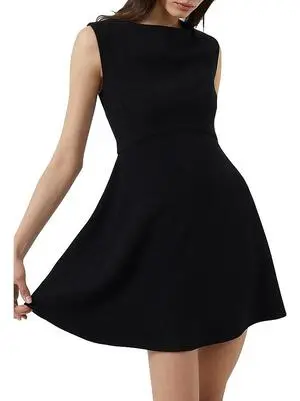 French Connection Whisper Classic Mini Dress - Blackout