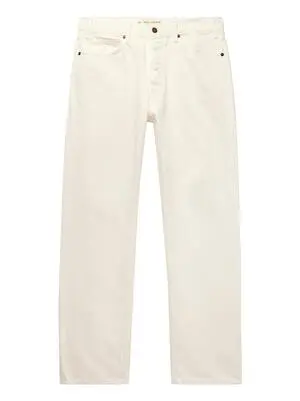 NILI LOTAN Billie Slim-fit Straight-leg Jeans - Neutrals